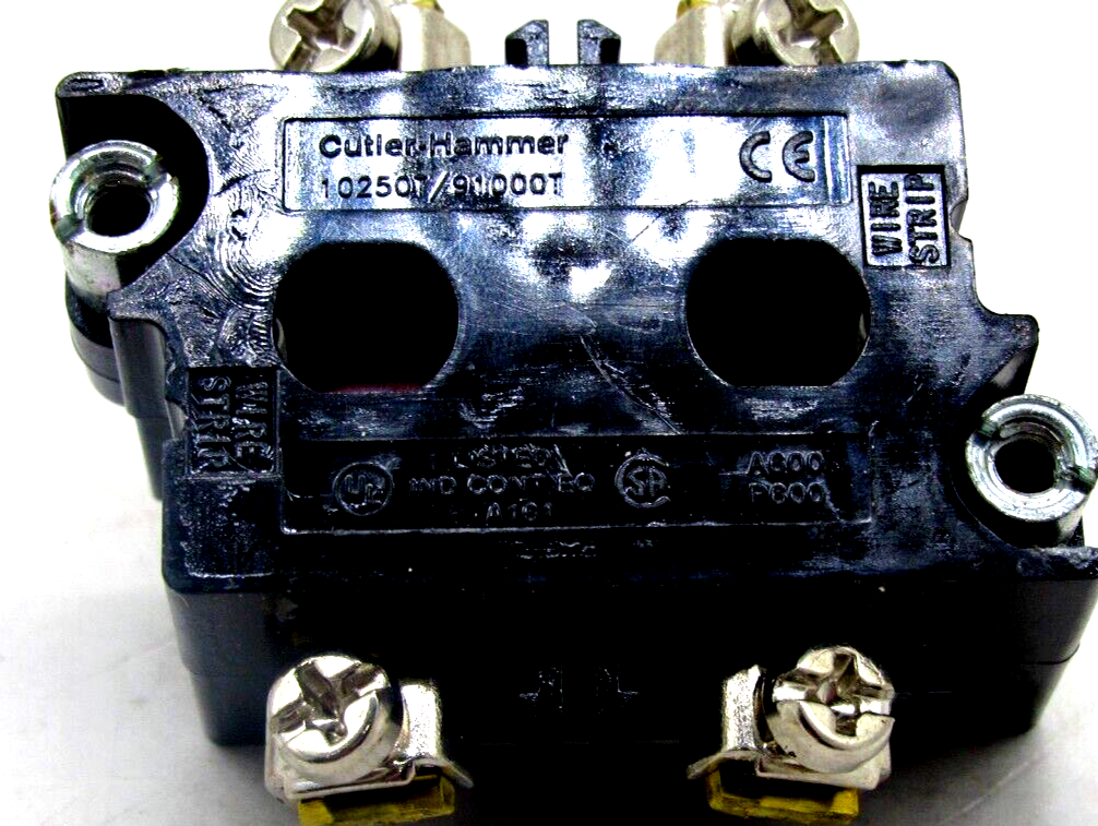 NEW LOT OF 3 CUTLER HAMMER 10250T1 CONTACT BLOCK - SB Industrial Supply ...