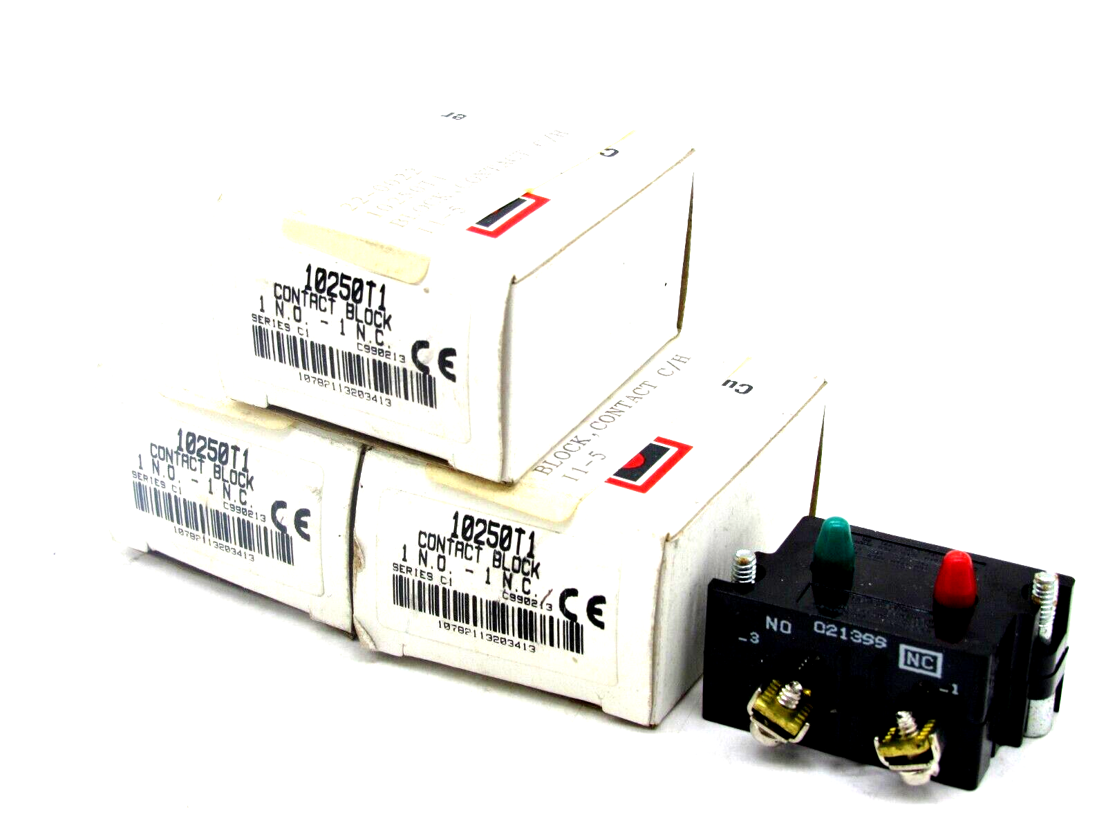 NEW LOT OF 3 CUTLER HAMMER 10250T1 CONTACT BLOCK - SB Industrial Supply ...