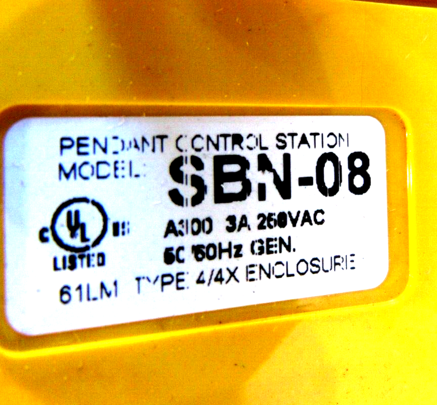 NEW MAGNETEK SBN-8-WBS PENDANT CONTROL STATION SBN-08 SBN8WBS - SB Industrial Supply, Inc.