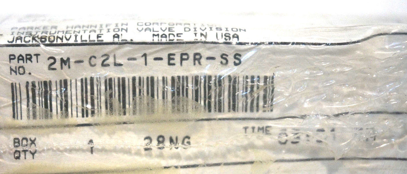 NEW PARKER 2M-C2L-1-EPR-SS VALVE 2MC2L1EPRSS - SB Industrial Supply, Inc.