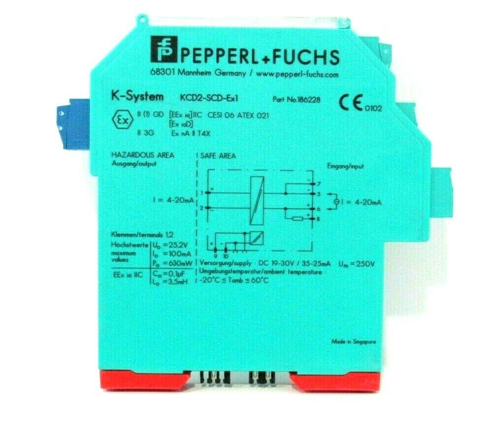 NEW PEPPERL+FUCHS KCD2-SCD-EX1 COMPACT ANALOG OUTPUT 186228 KCD2SCDEX1 ...