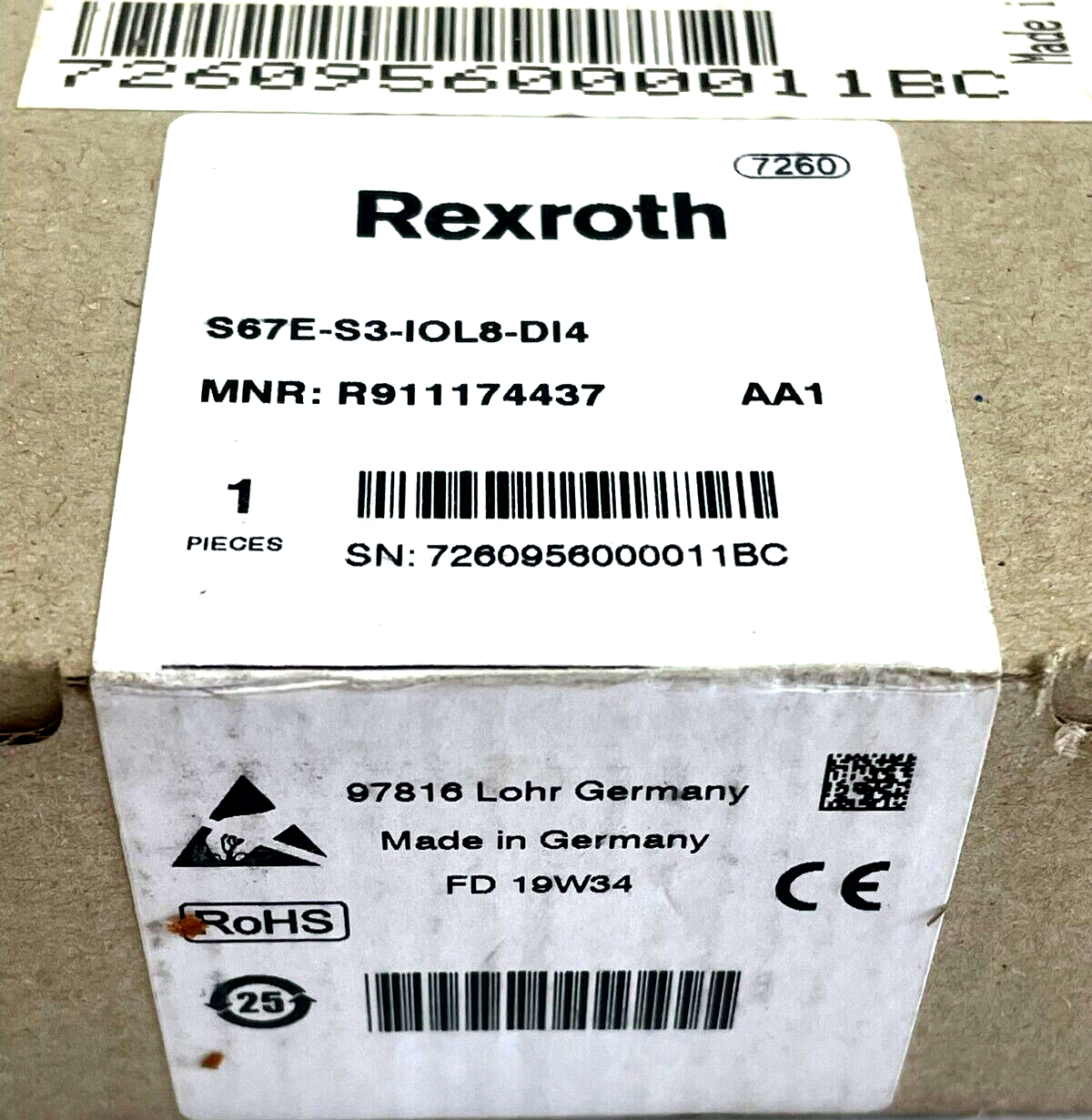 NEW SEALED REXROTH BOSCH GROUP R911174437 I/O LINK - SB Industrial Supply, Inc.