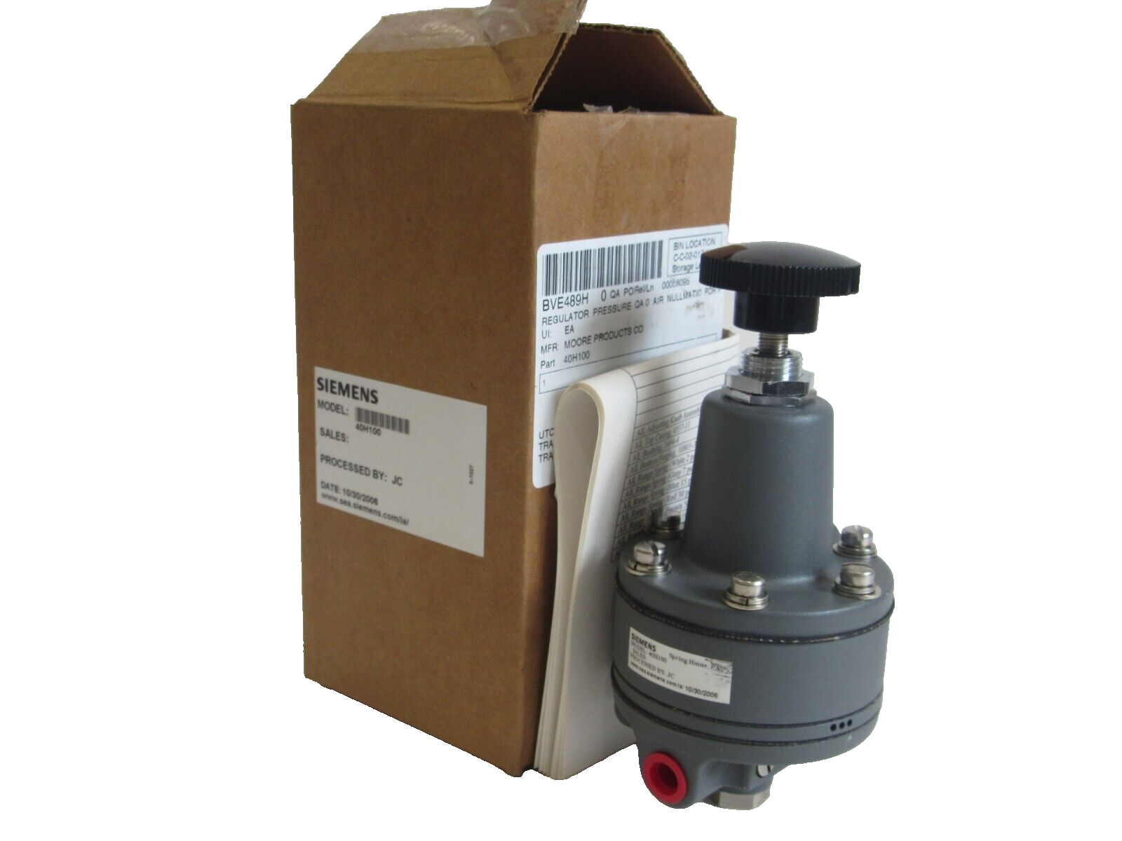 NEW SIEMENS 40H100 PRESSURE REGULATOR - SB Industrial Supply, Inc.