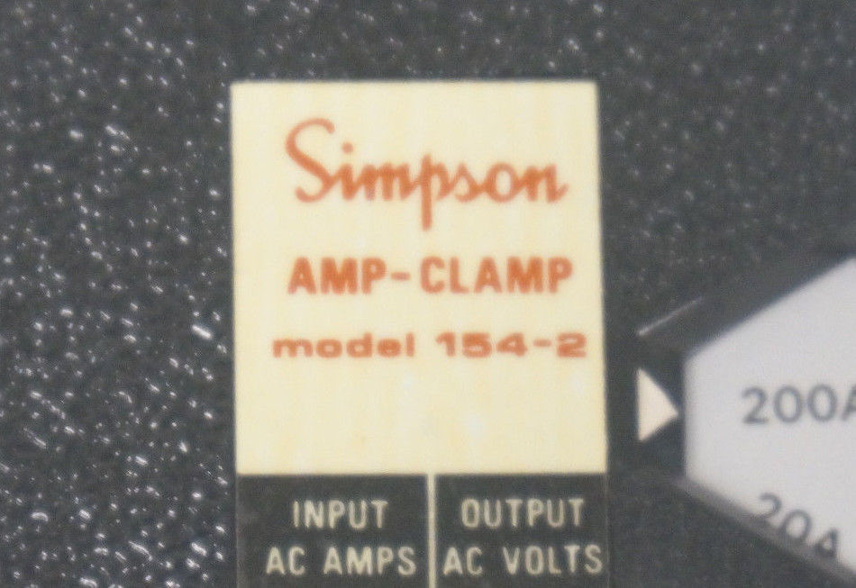 NEW SIMPSON 154-2 AMP-CLAMP 1542 - SB Industrial Supply, Inc.