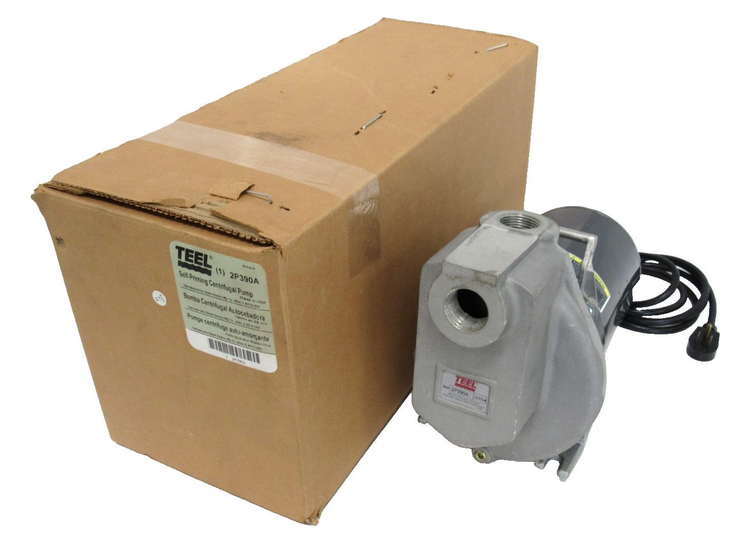 NEW TEEL 2P390A SELF PRIMING CENTRIFUGAL PUMP 1/2HP 115V - SB ...
