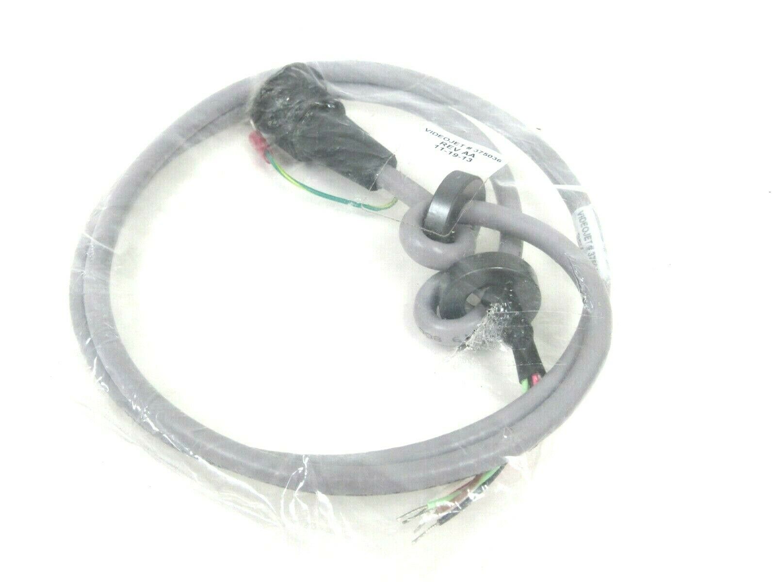 NEW VIDEOJET 375036 REV AA CABLE ASSEMBLY - SB Industrial Supply, Inc.