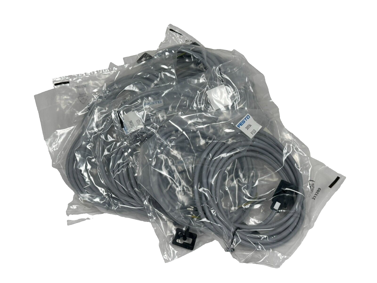 LOT OF 11 NEW FESTO 30936 PLUG SOCKETS W/ CABLES - SB Industrial Supply ...