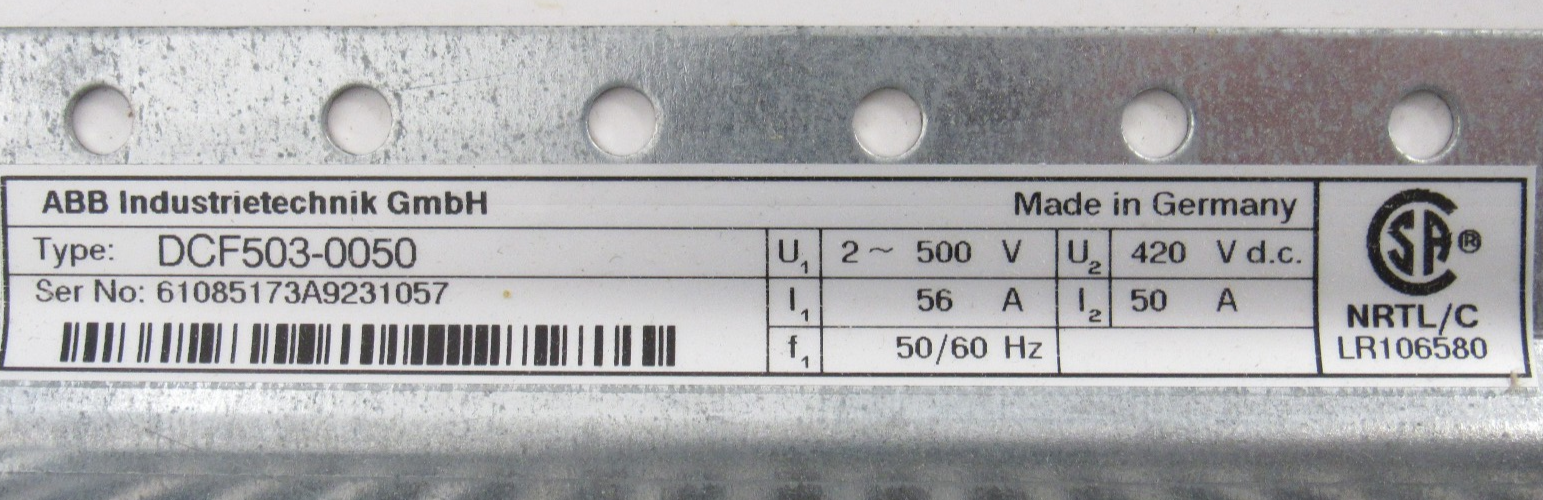 NEW ABB DCF503-0050 EXTERNAL FIELD EXCITER DCF5030050 - SB Industrial ...