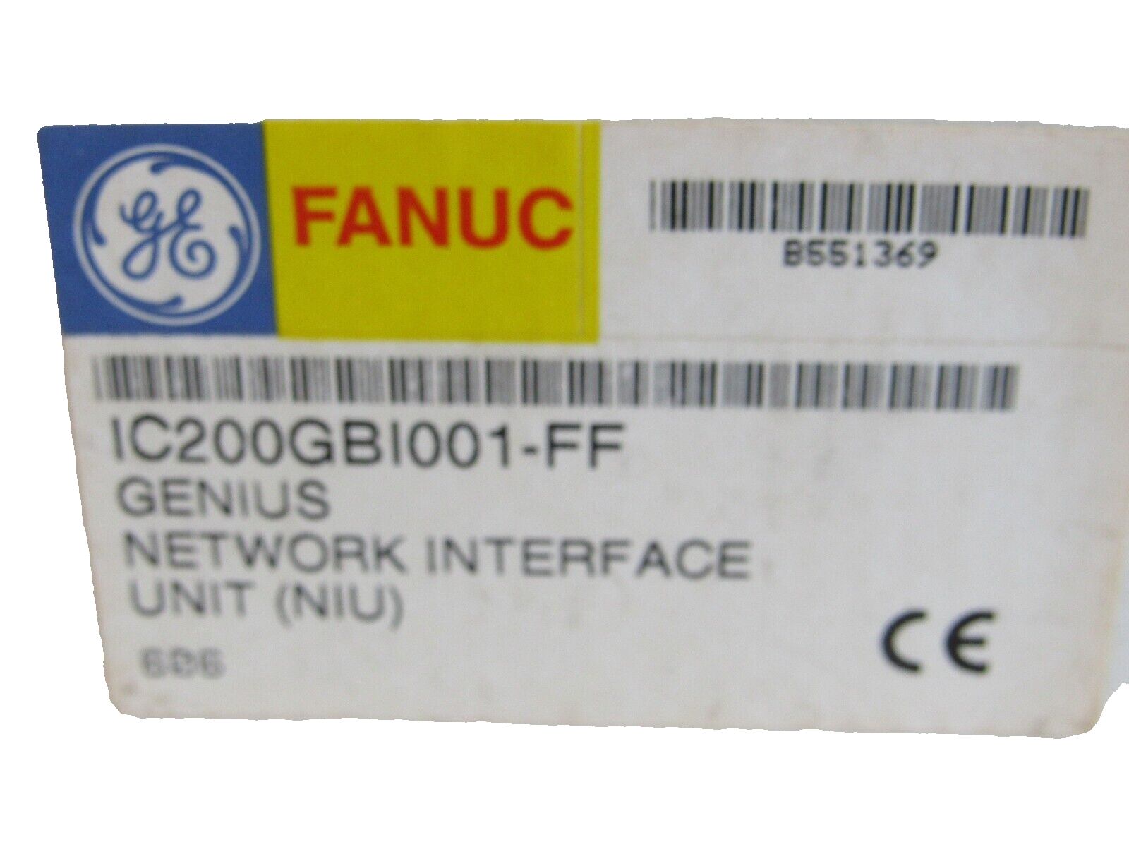 NEW GE FANUC IC200GBI001-FF NETWORK INTERFACE UNIT IC200GBI001FF - SB ...