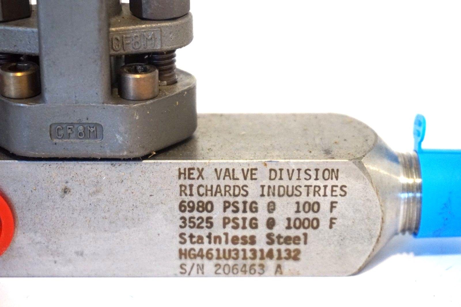 NEW HEX VALVE DIVISION HG461U31314132 VALVE - SB Industrial Supply, Inc.