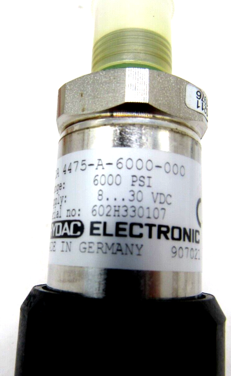 NEW HYDAC 907021 PRESSURE TRANSDUCER HDA 4475-A-6000-000 - SB ...