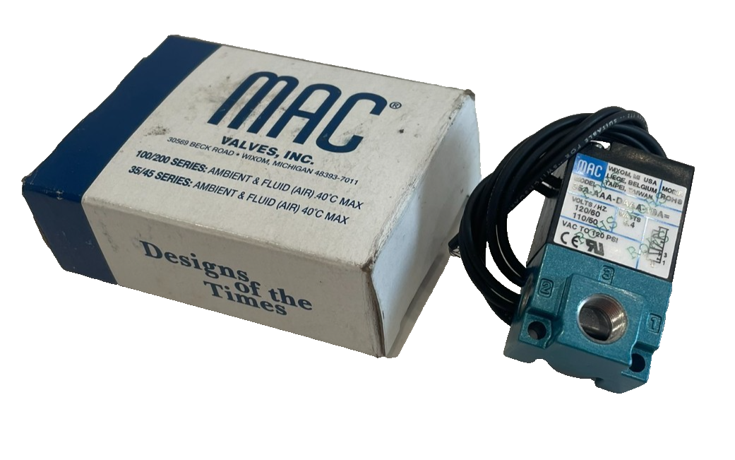NEW MAC VALVES 35A-AAA-DAAA-1BA SOLENOID VALVE 35AAAADAAA1BA - SB ...