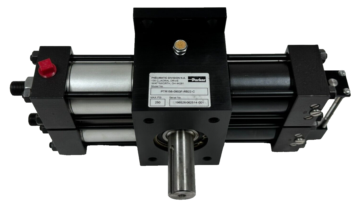 NEW PARKER PTR156-0903F-RB22-C ROTARY ACTUATOR 250PSI - SB Industrial ...