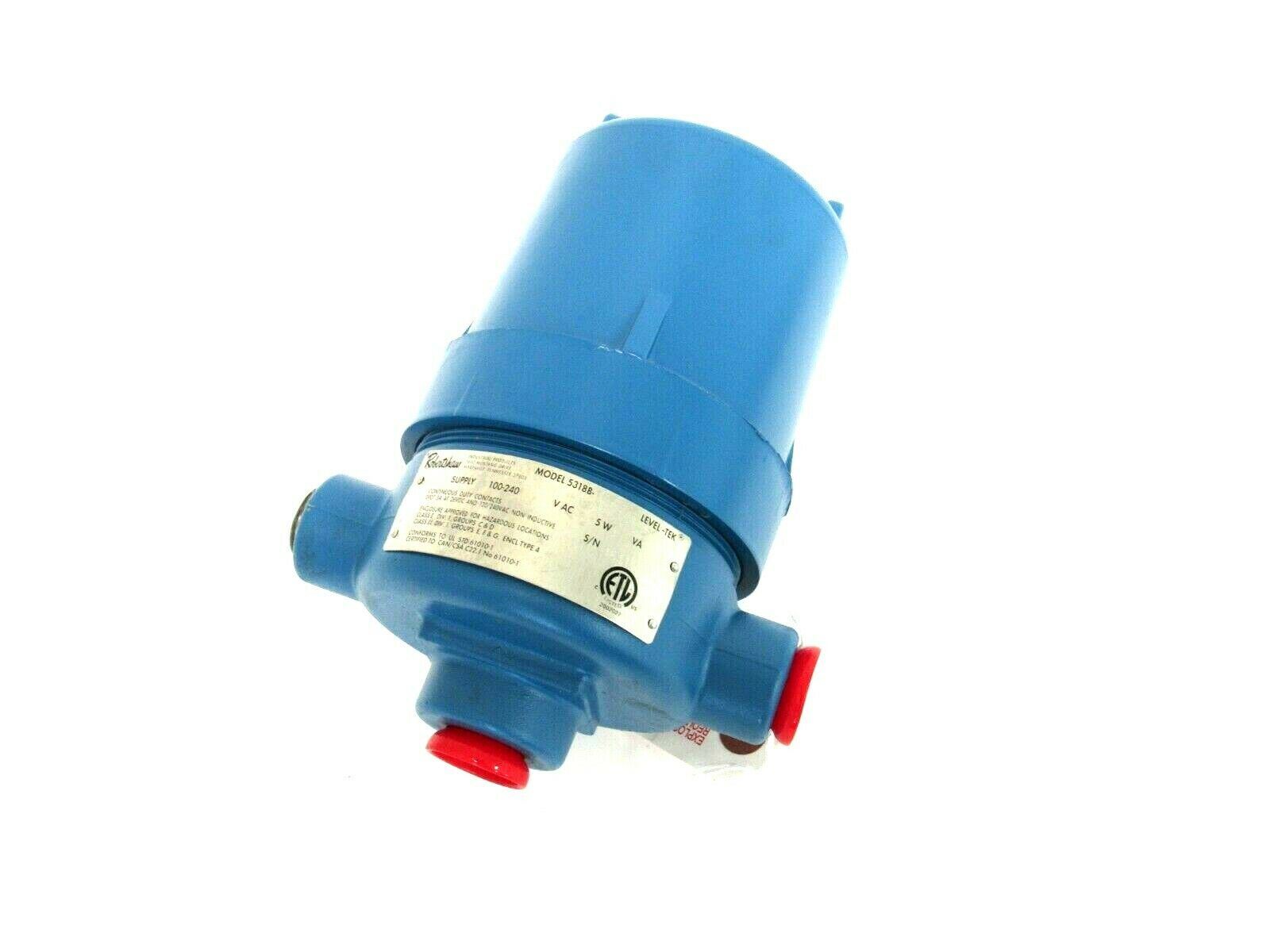NEW ROBERTSHAW 5318B-B1-A LEVEL-TEK 100-240VAC 5318BB1A 5318B-LF - SB ...