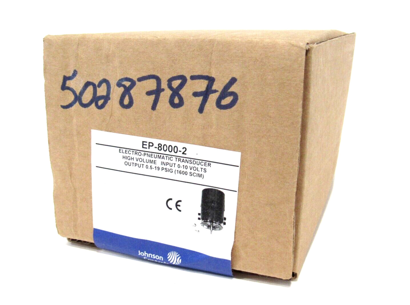 NEW SEALED JOHNSON CONTROLS EP-8000-2 ELECTRO PNEUMATIC TRANSDUCER ...