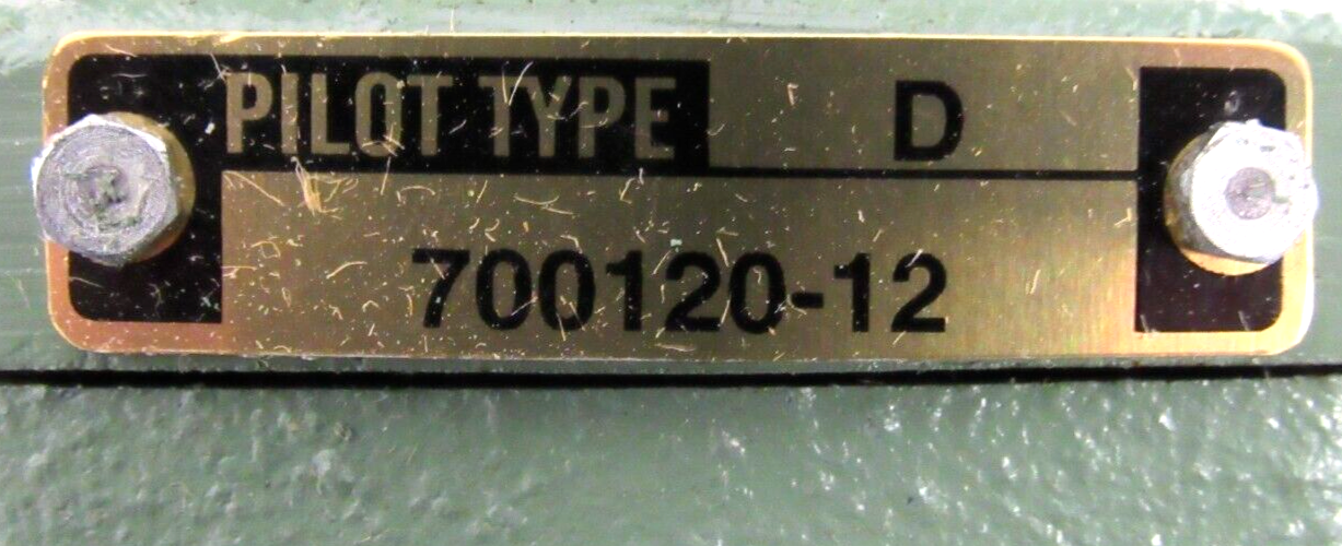 NEW SPENCE D PILOT VALVE 700120-12 PLT-D-CI-STM - SB Industrial Supply ...