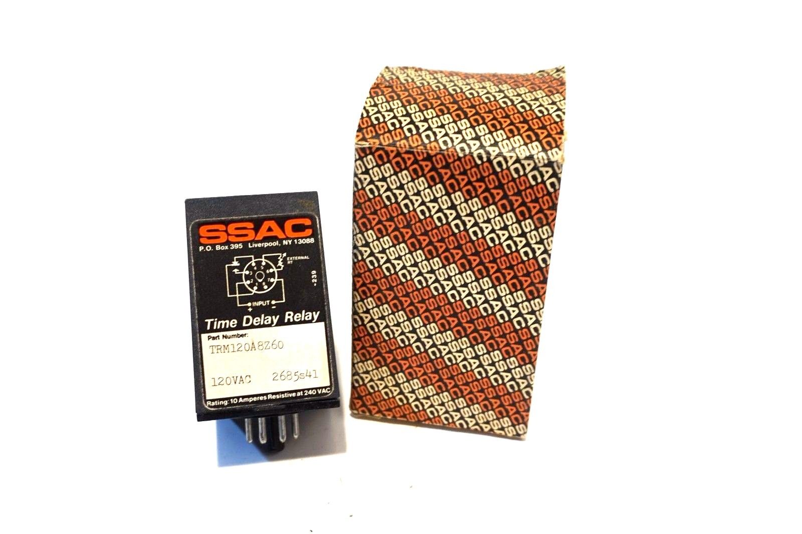 NEW SSAC TRM120A8Z60 TIME DELAY RELAY - SB Industrial Supply, Inc.