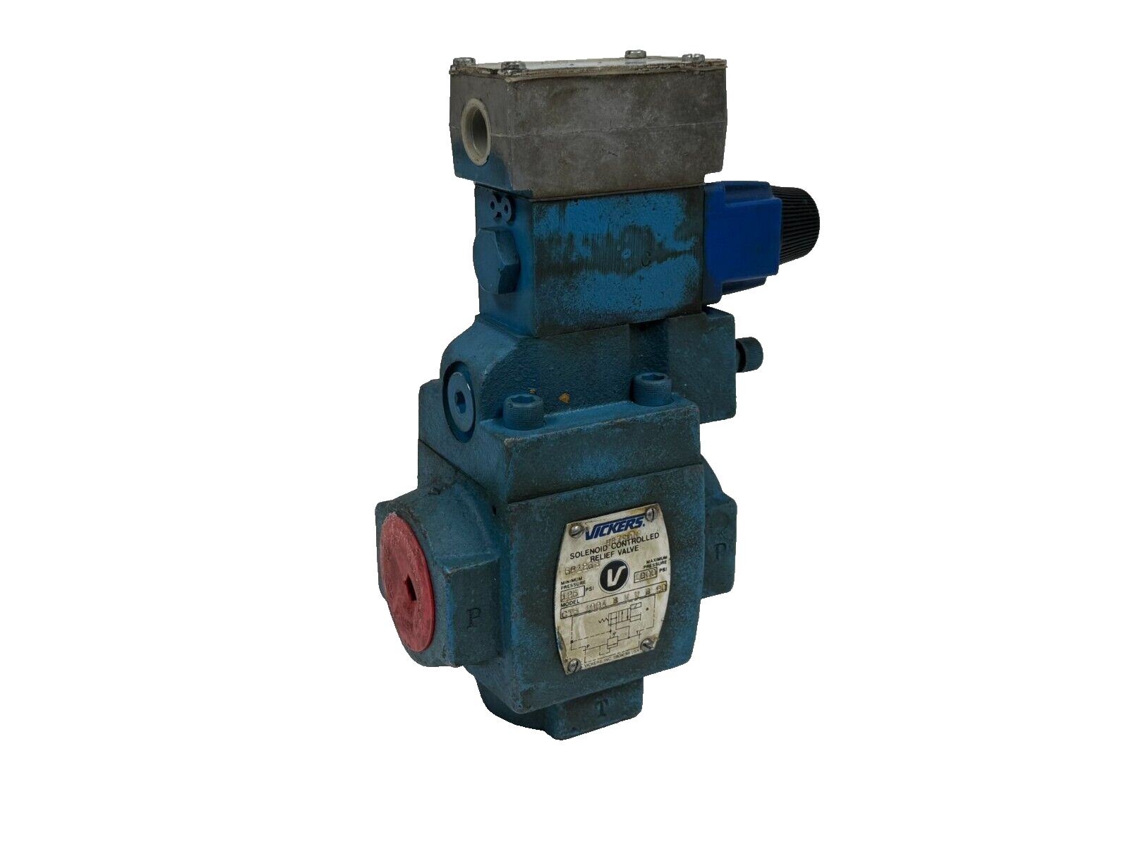 NEW VICKERS CT5-100A-B-M-W-B-90 SOLENOID CONTROLLED RELIEF VALVE 681263 ...