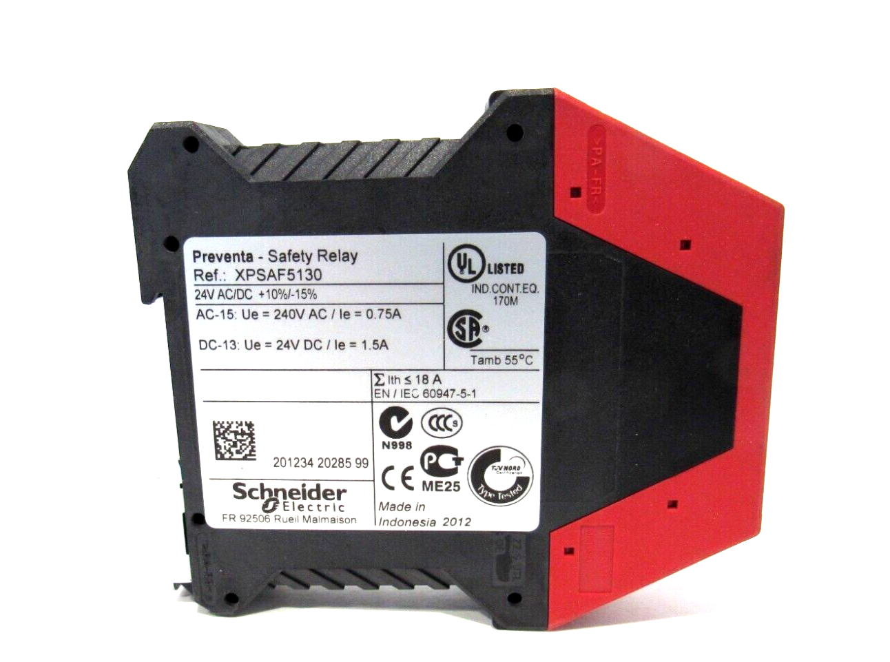 USED SCHNEIDER ELECTRIC XPSAF5130 SAFETY MODULE - SB Industrial Supply ...