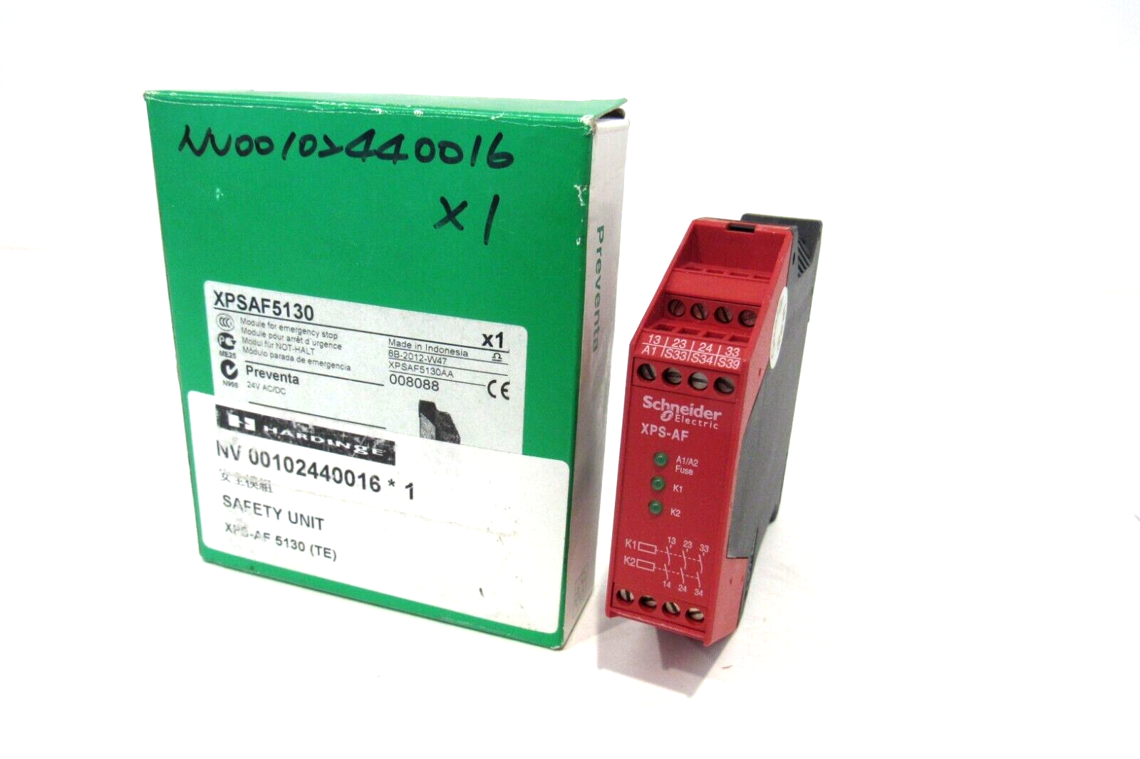 USED SCHNEIDER ELECTRIC XPSAF5130 SAFETY MODULE - SB Industrial Supply ...