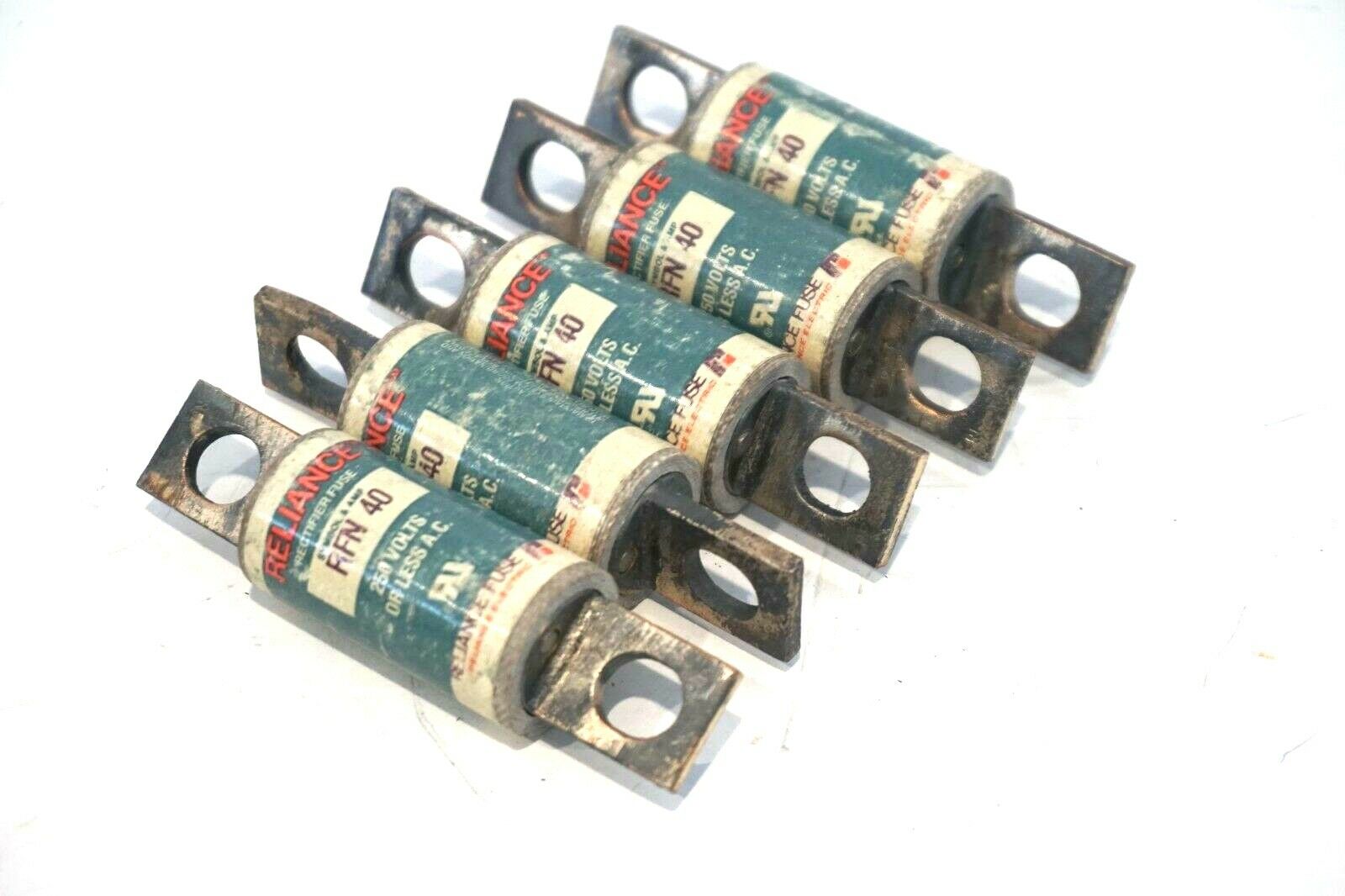 5 NEW RELIANCE RFN-40 FUSES RFN40 - SB Industrial Supply, Inc.