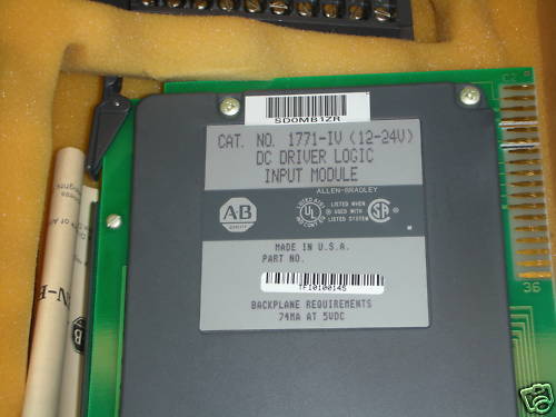 NEW ALLEN BRADLEY 1771-IV DC DRIVER LOGIC INPUT MODULE - SB Industrial ...