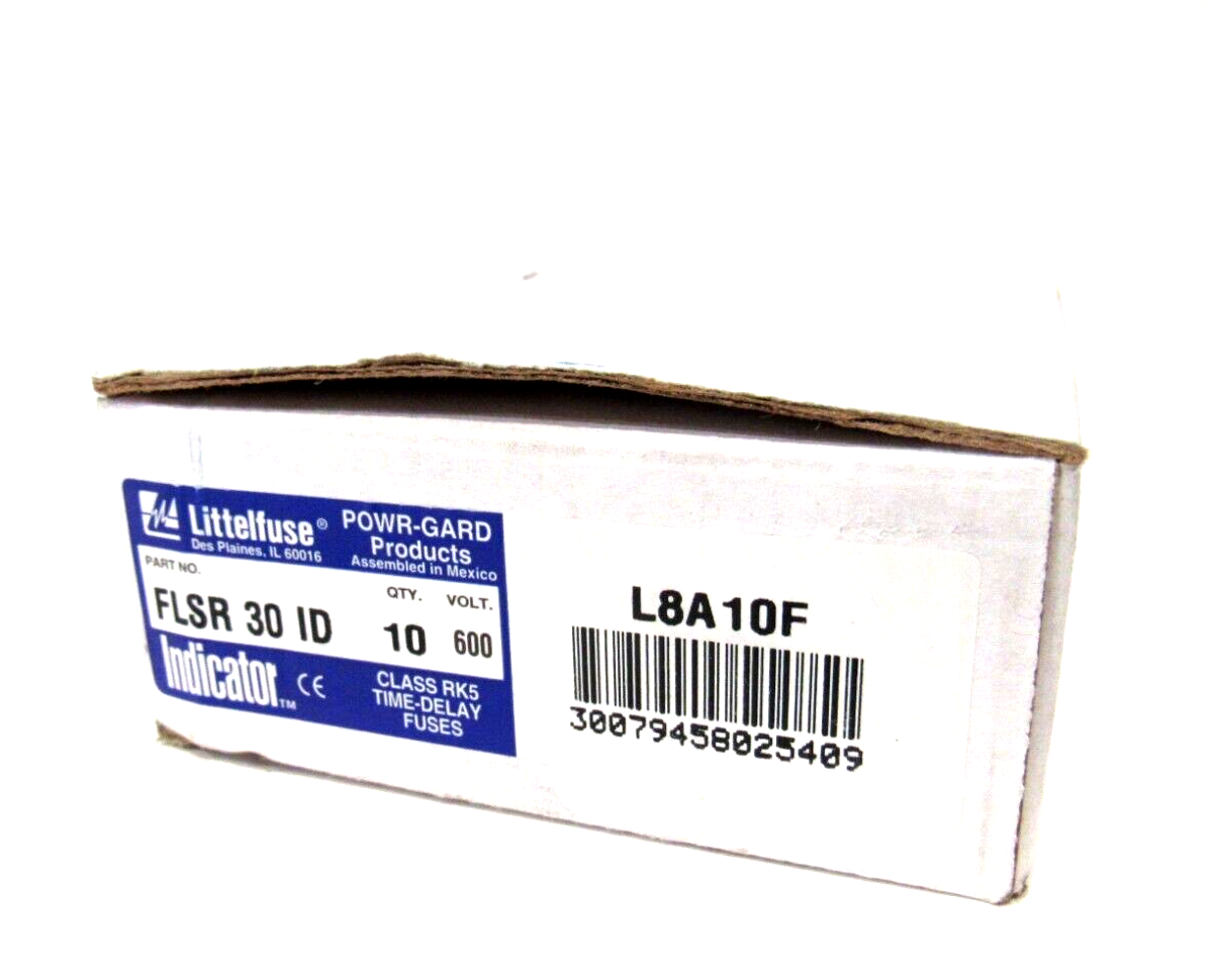 BOX OF 10 NEW LITTELFUSE FLS-R-30-ID FUSES FLSR30ID - SB Industrial ...