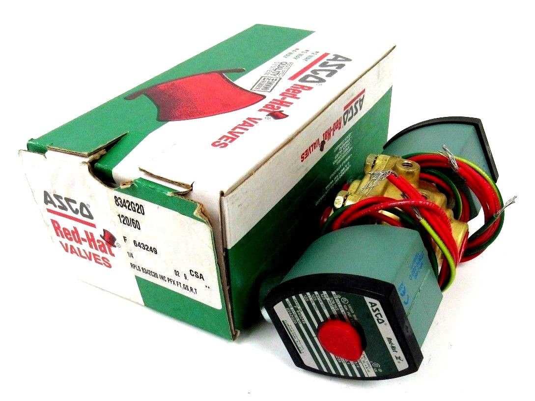 NEW ASCO 8342G20 SOLENOID VALVE 120/60 - SB Industrial Supply, Inc.
