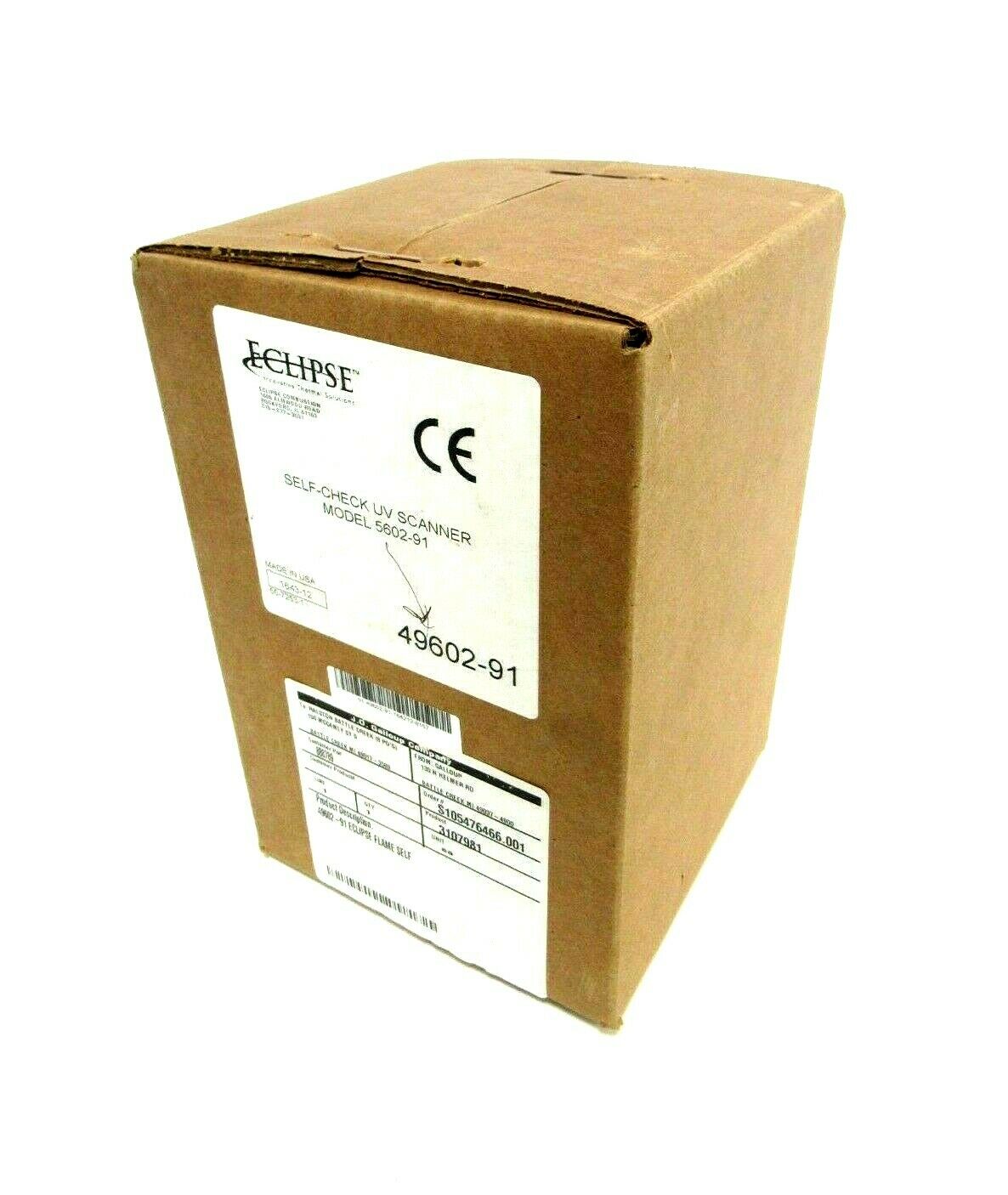 NEW ECLIPSE 49602-91 SELF-CHECK UV SCANNER 5602-91 4960291 - SB ...
