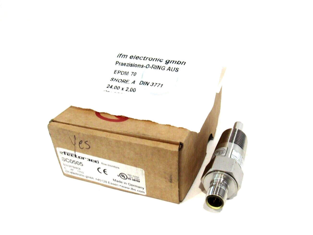 NEW EFECTOR SCN12FFBABOA FLOW MONITOR SC0505 - SB Industrial Supply, Inc.