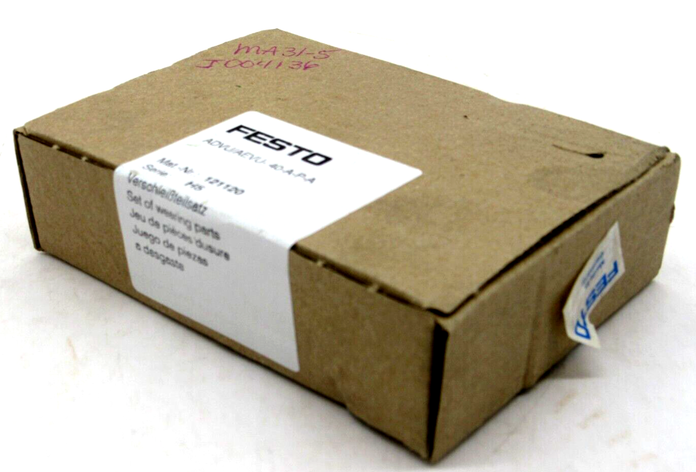 NEW FESTO ADVU/AEVU-40-A-P-A CYLINDER PARTS 121120 ADVUAEVU40APA - SB ...