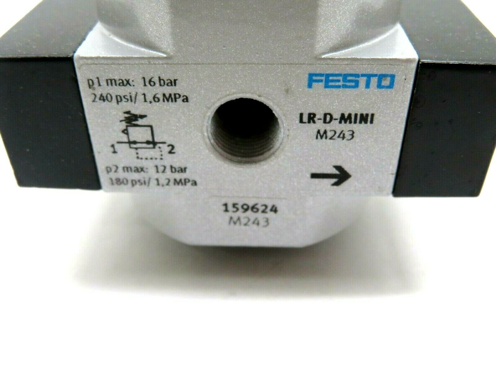 NEW FESTO LR-1/8-D-MINI PRESS REGULATOR LR18DMINI - SB Industrial ...