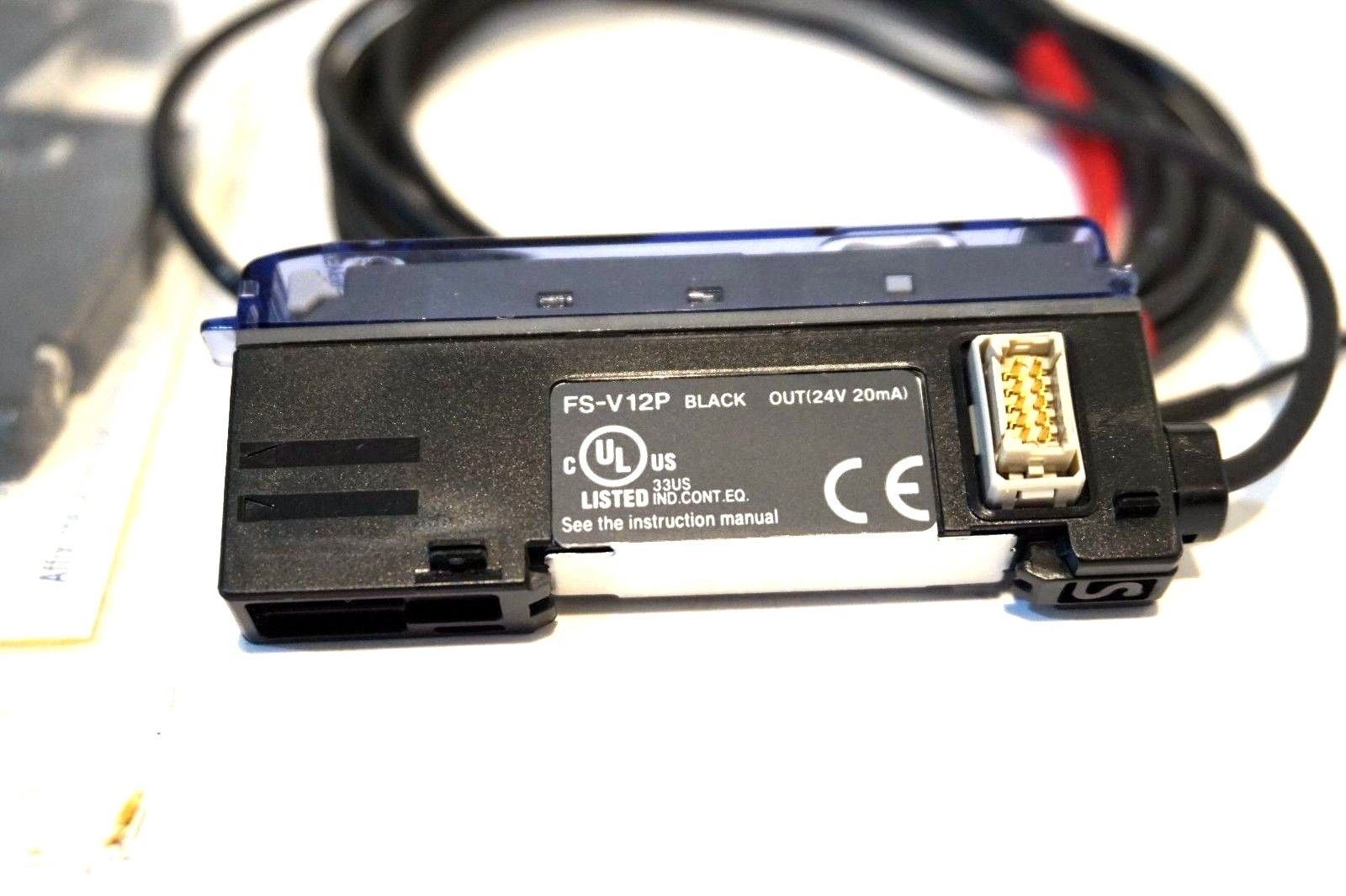 NEW KEYENCE FS-V12P FIBER OPTIC AMPLIFIER FSV12P - SB Industrial Supply ...