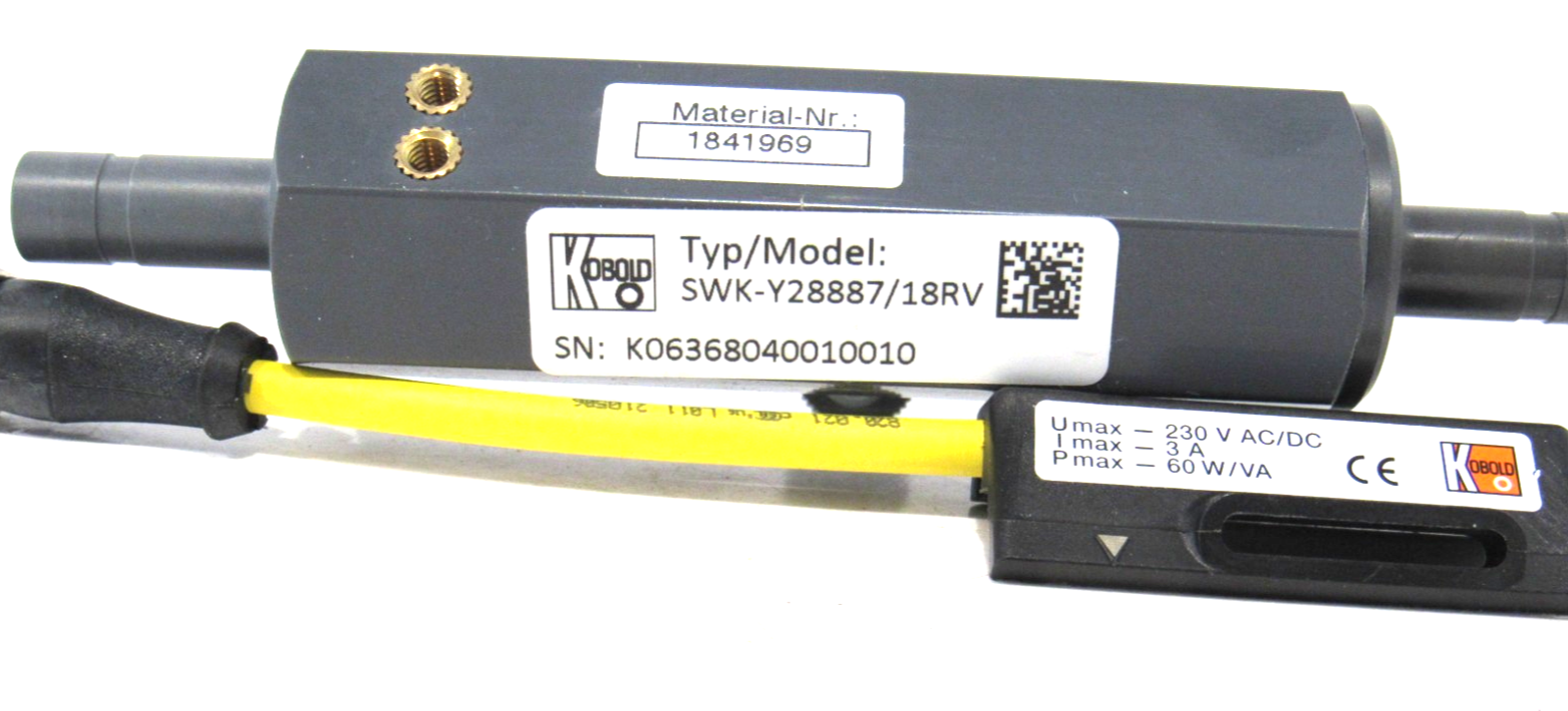 NEW KOBOLD SWK-Y28887/18RV FLOW METER SWKY2888718RV - SB Industrial ...