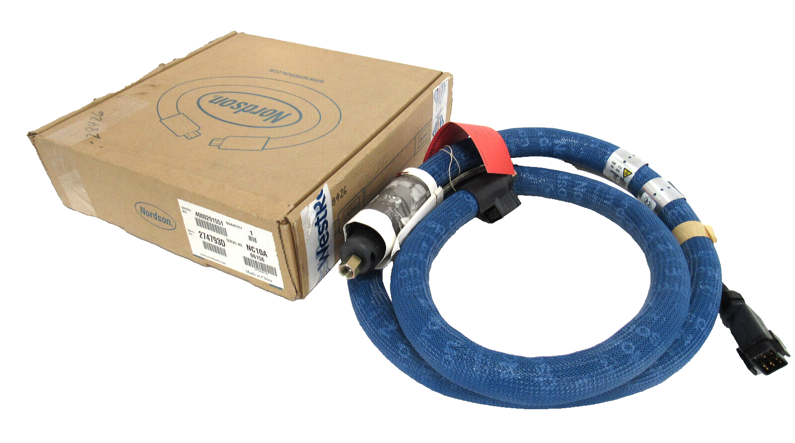 NEW NORDSON 274793D HOT MELT GLUE HOSE 8' - SB Industrial Supply, Inc.