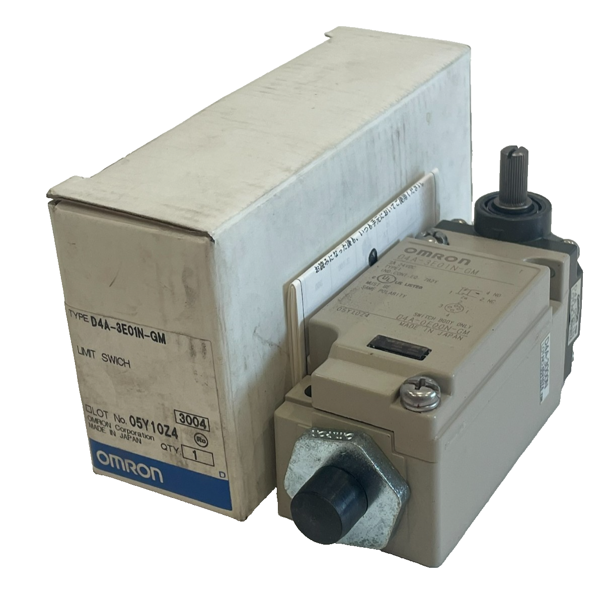 NEW OMRON D4A-3E01N-GM LIMIT SWITCH D4A3E01NGM - SB Industrial Supply, Inc.
