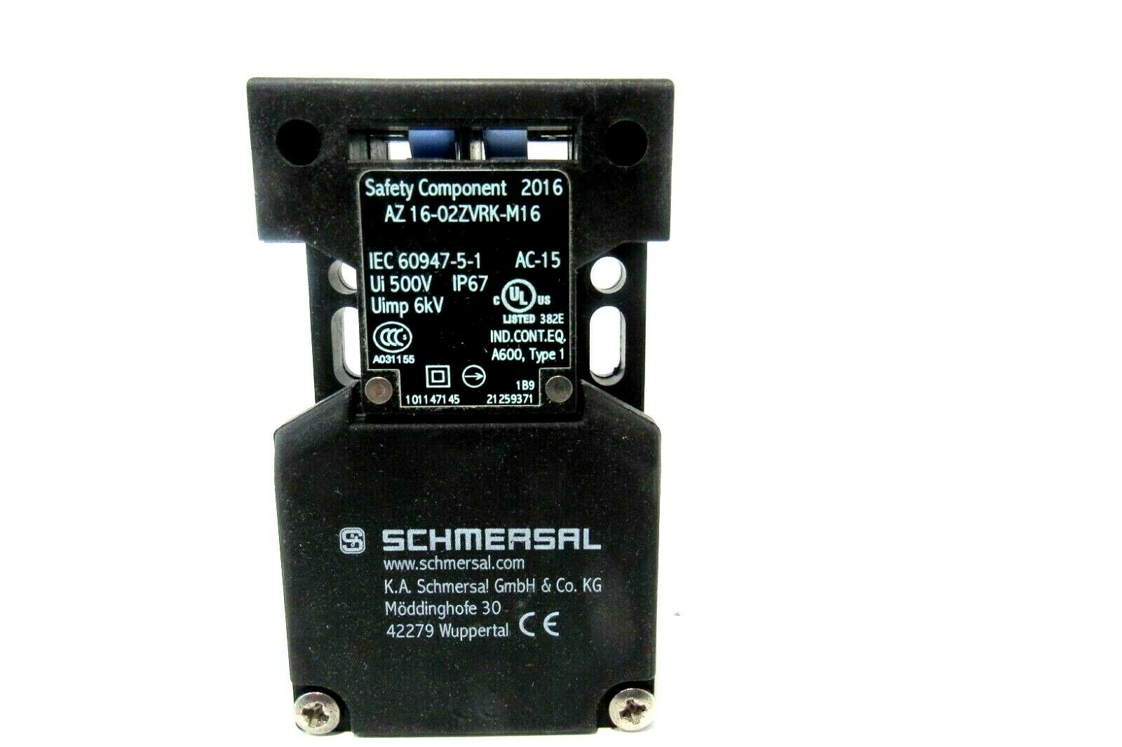 NEW SCHMERSAL AZ160-2ZVRK-M16 SAFETY INTERLOCK SWITCH AZ1602ZVRKM16 ...