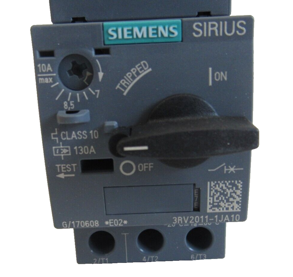 NEW SIEMENS 3RV2011-1JA10 CIRCUIT BREAKER 3RV20111JA10 - SB Industrial ...