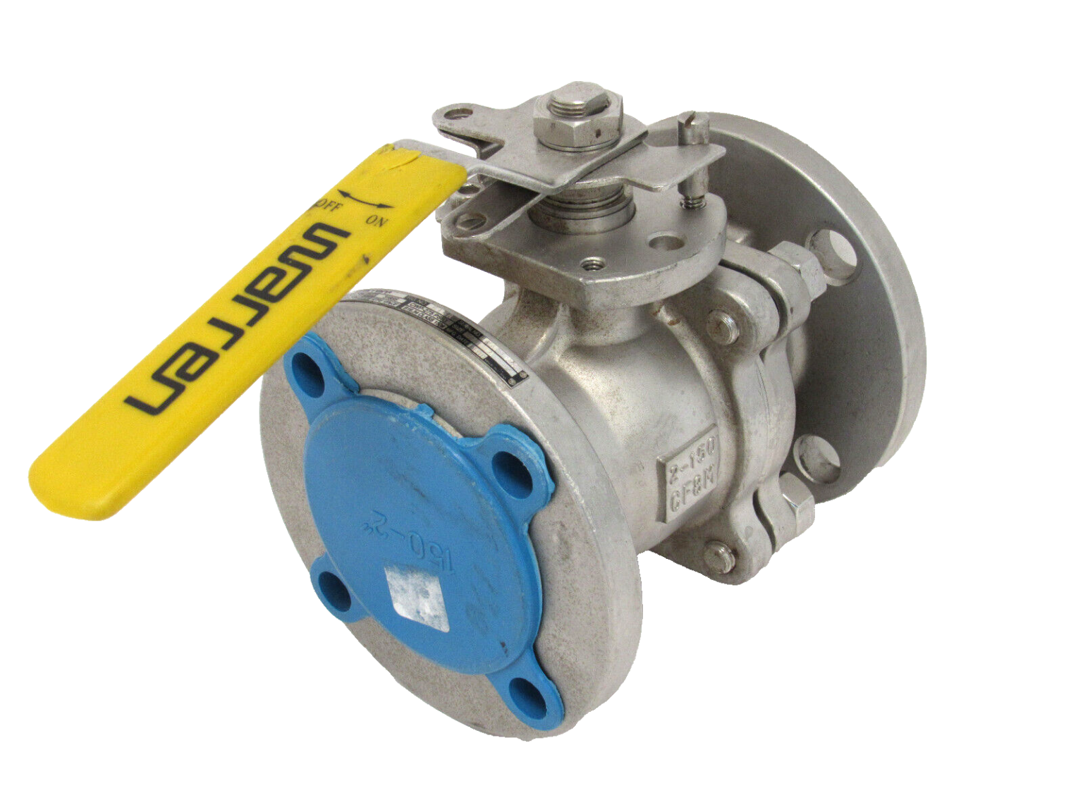 NEW WARREN 6156 BALL VALVE SIZE 2 CLASS 150 CF8M B16.34 CWP-275 PSIG ...
