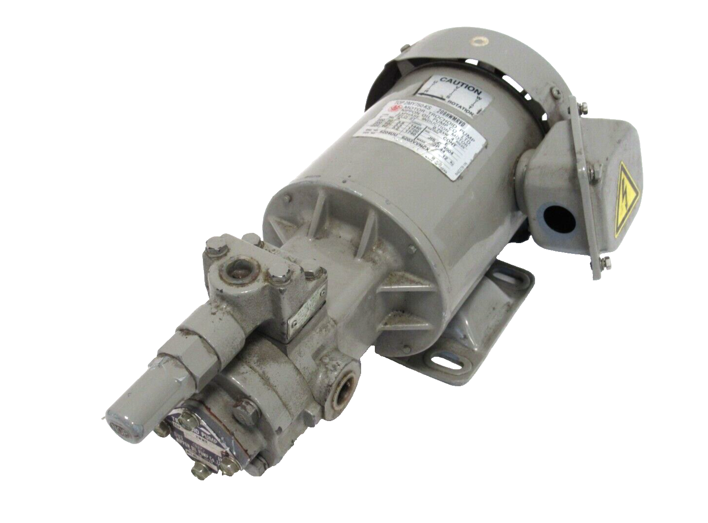USED NIPPON TROCHOID TOP-208HWMRVD OIL PUMP 200/220V .75KW FELQ-8T ...