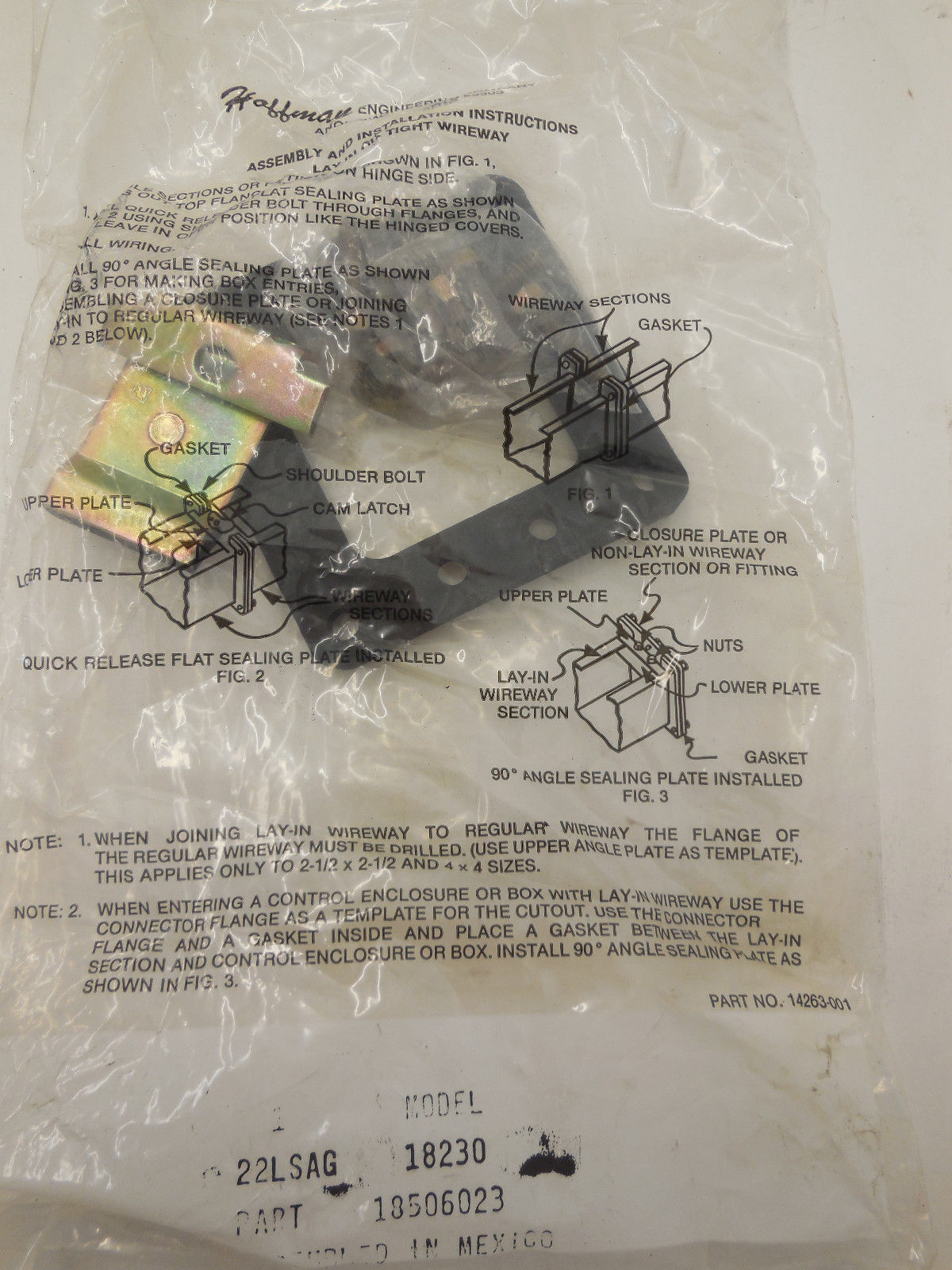 3 NEW HOFFMAN 18230 WIREWAY SEAL PLATE - SB Industrial Supply, Inc.