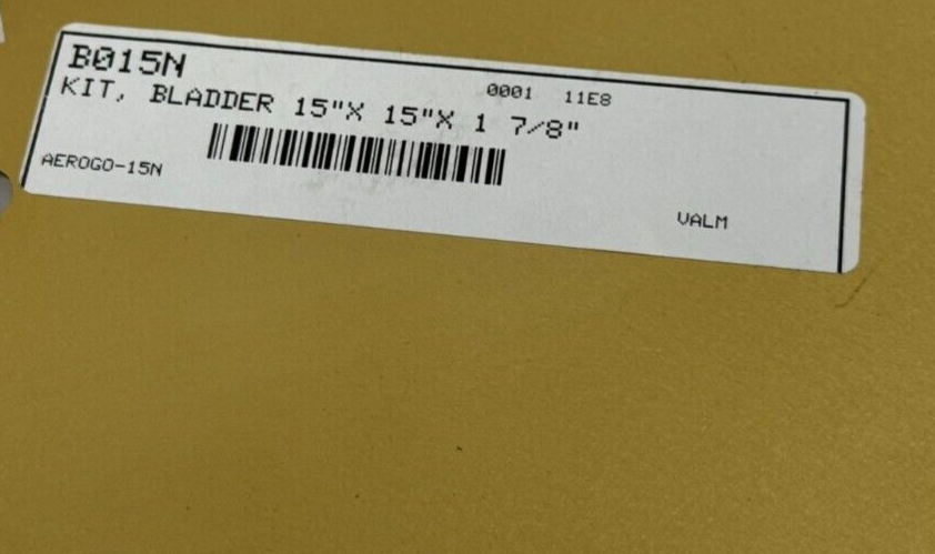 BOX OF 2 NEW AEROGO B015N CASTER LIFT BLADDER PADS 15x15x1-7/8" AEROGO ...