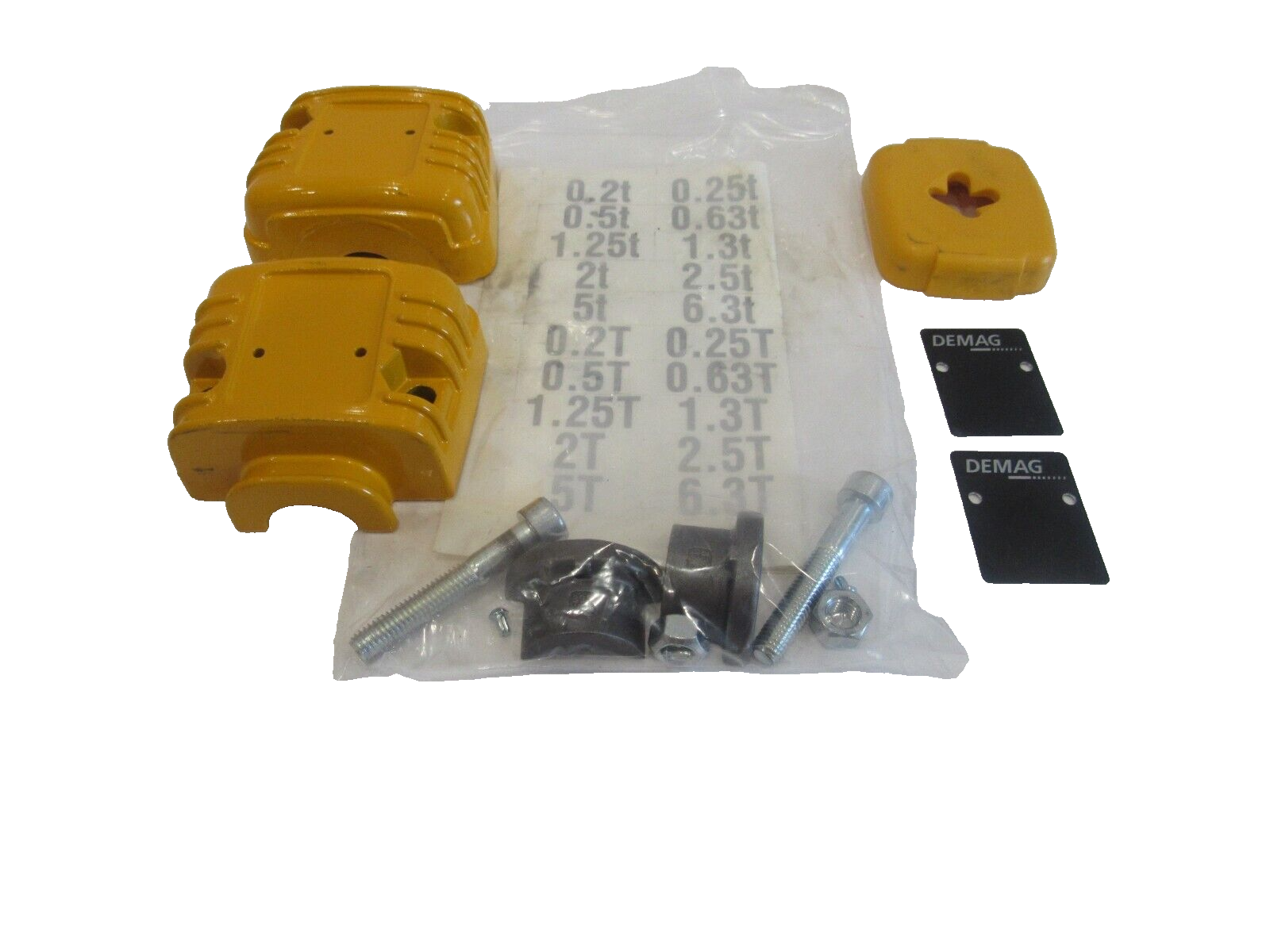 NEW DEMAG R1S4B HOOK FITTINGS HALF SET DC10 71528133 - SB Industrial ...