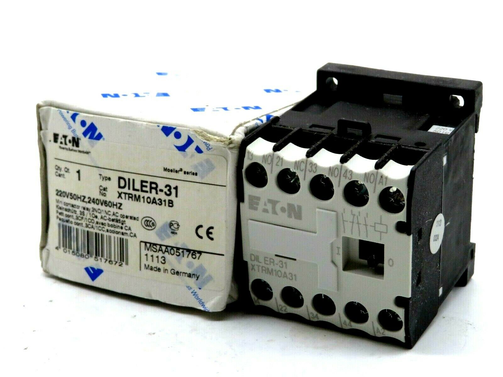 NEW EATON DILER-31 CONTACTOR DILER31 - SB Industrial Supply, Inc.