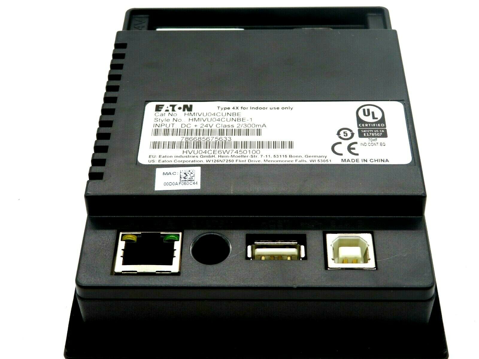 NEW EATON HMIVU04CUNBE HMI TOUCHSCREEN - SB Industrial Supply, Inc.