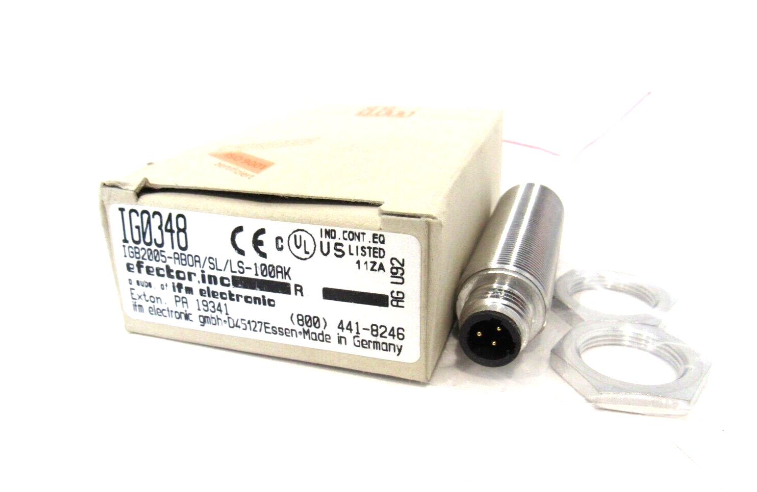 NEW EFECTOR IG0348 PROXIMITY SWITCH IGB2005-ABOA/SL/LS-100AK - SB ...