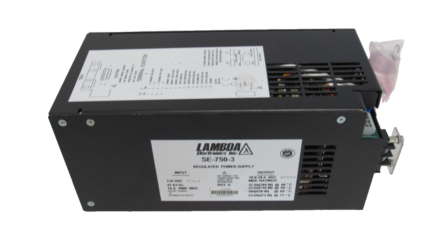 NEW LAMBDA SE-750-3 POWER SUPPLY SE7503 - SB Industrial Supply, Inc.