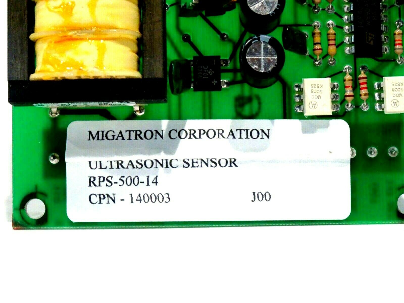 NEW MIGATRON RPS-500-14 ULTRASONIC SENSOR RPS50014 - SB Industrial ...