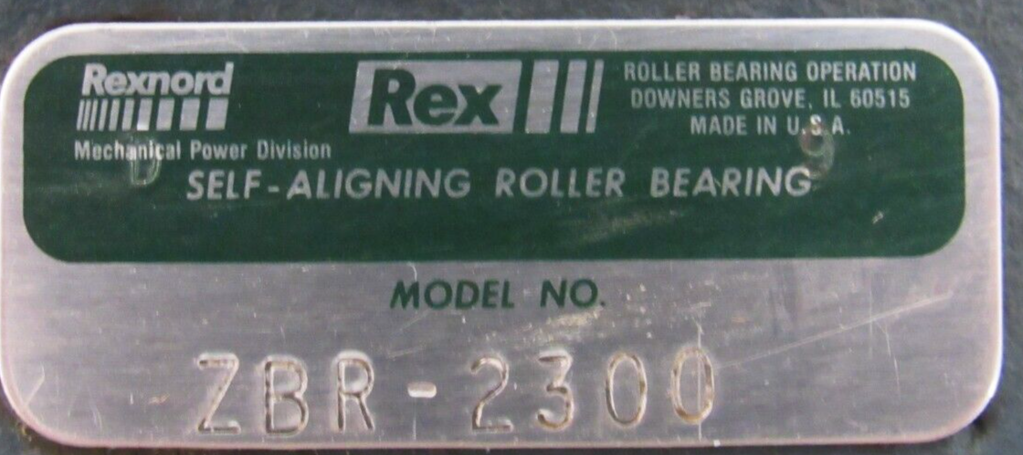 NEW REXNORD ZBR-2300 FLANGE BEARING 3" BORE ZBR2300 - SB Industrial ...