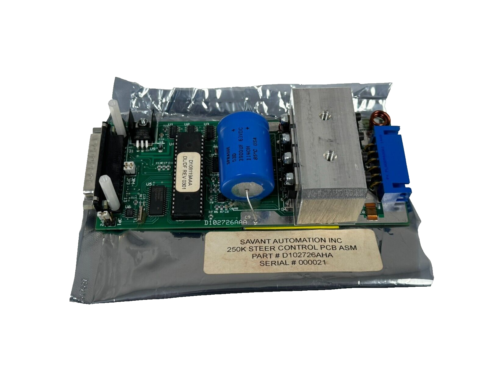 NEW SAVANT AUTOMATION D102726AHA 250K STEER CONTROL BOARD D102726AAA ...